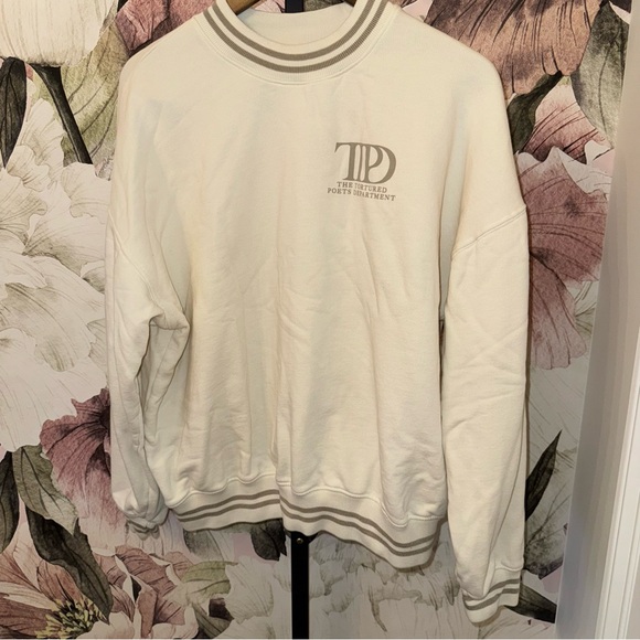 Taylor Swift | Tops | Taylor Swift Ttpd Cream Sweater | Poshmark